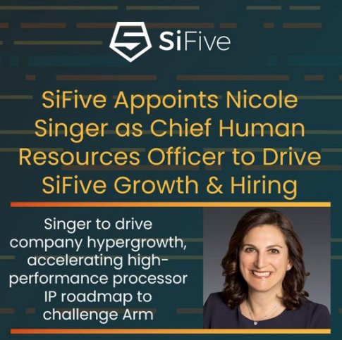SiFive Appoints Nicole Singer as Chief Human Resources Officer to Drive ...