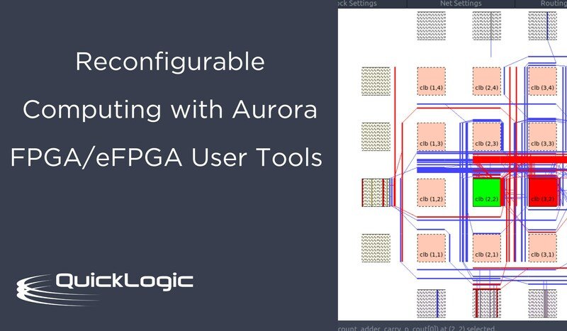 Quicklogic Announces New Aurora™ Fpgaefpga User Tools With